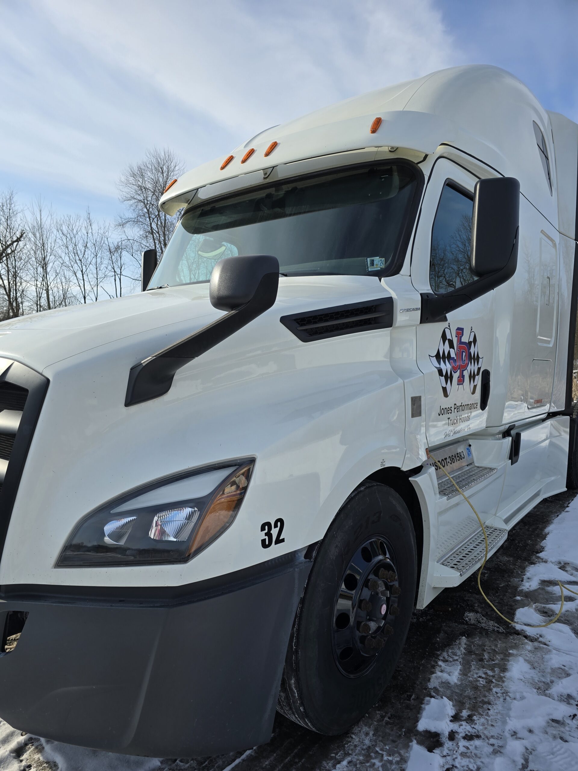 JP-FL33 FREIGHTLINER CASCADIA P4 126 BBC TRUCK HOOD FITS 2018 AND NEWER ...